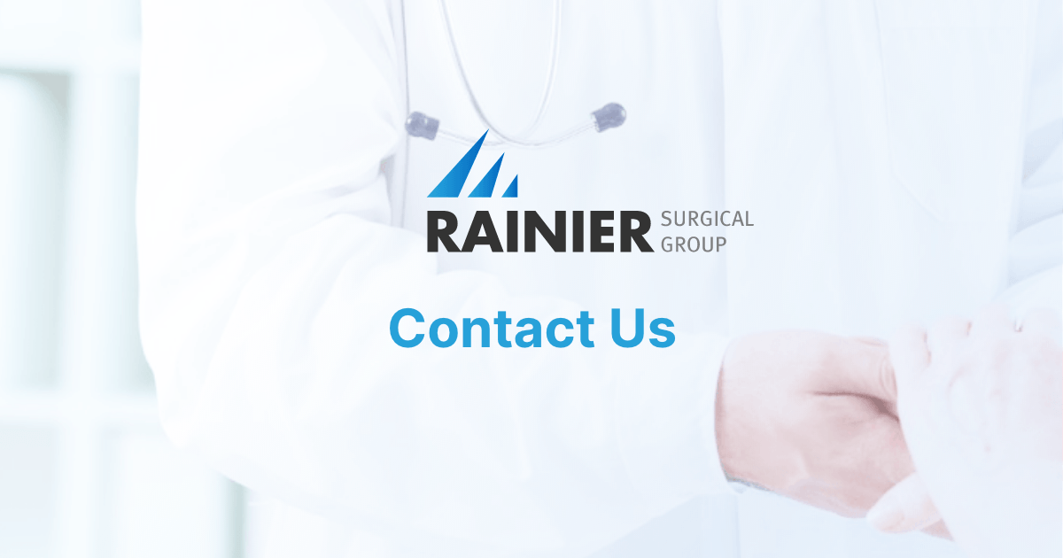 Contact Us - Rainier